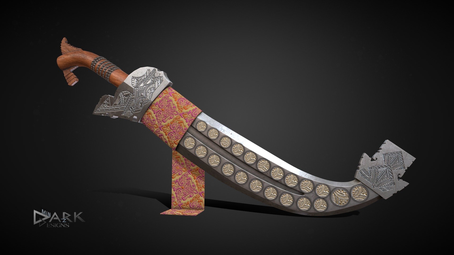 Historical Ceremonial Filipino Sword - Buy Royalty Free 3D model by ...