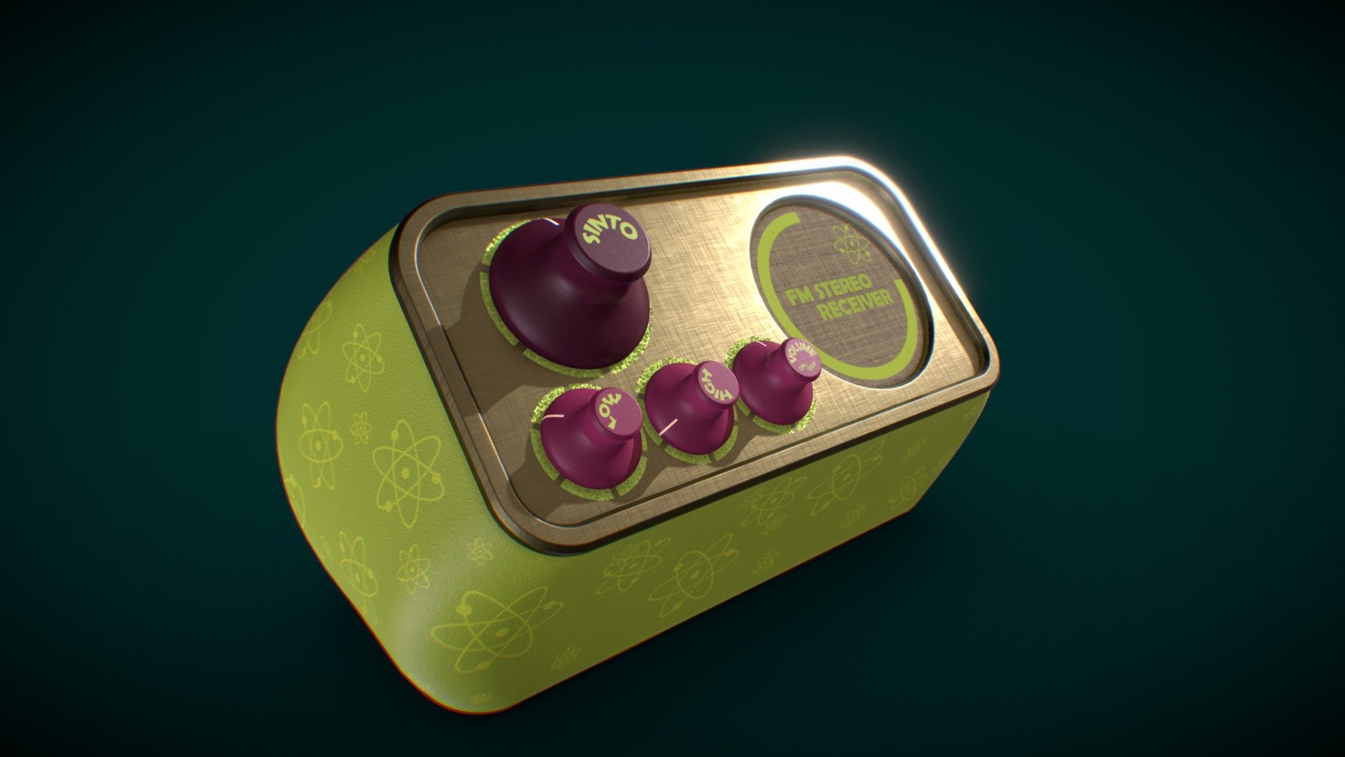 Concept Radio FM (shot in description) - Download Free 3D model by ...