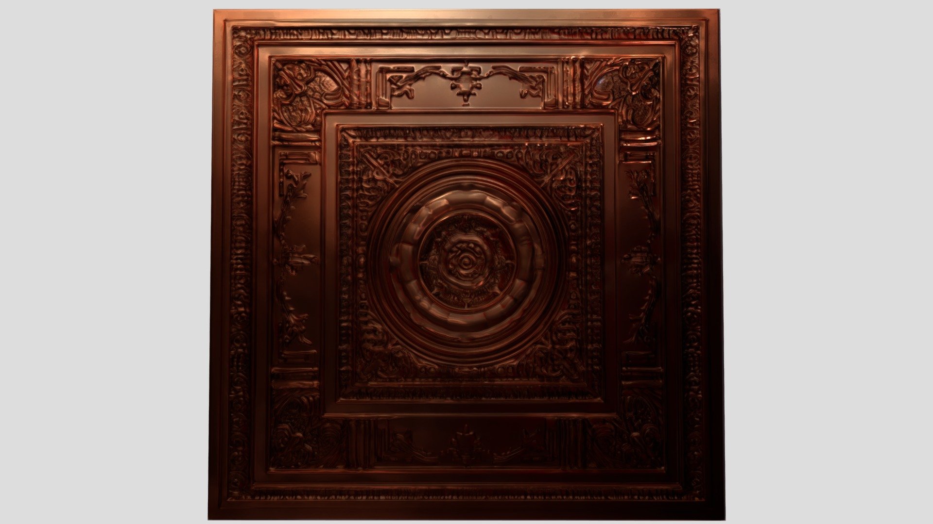 ORNATE COPPER CEILING TILES - Download Free 3D model by RadioactiveAG ...
