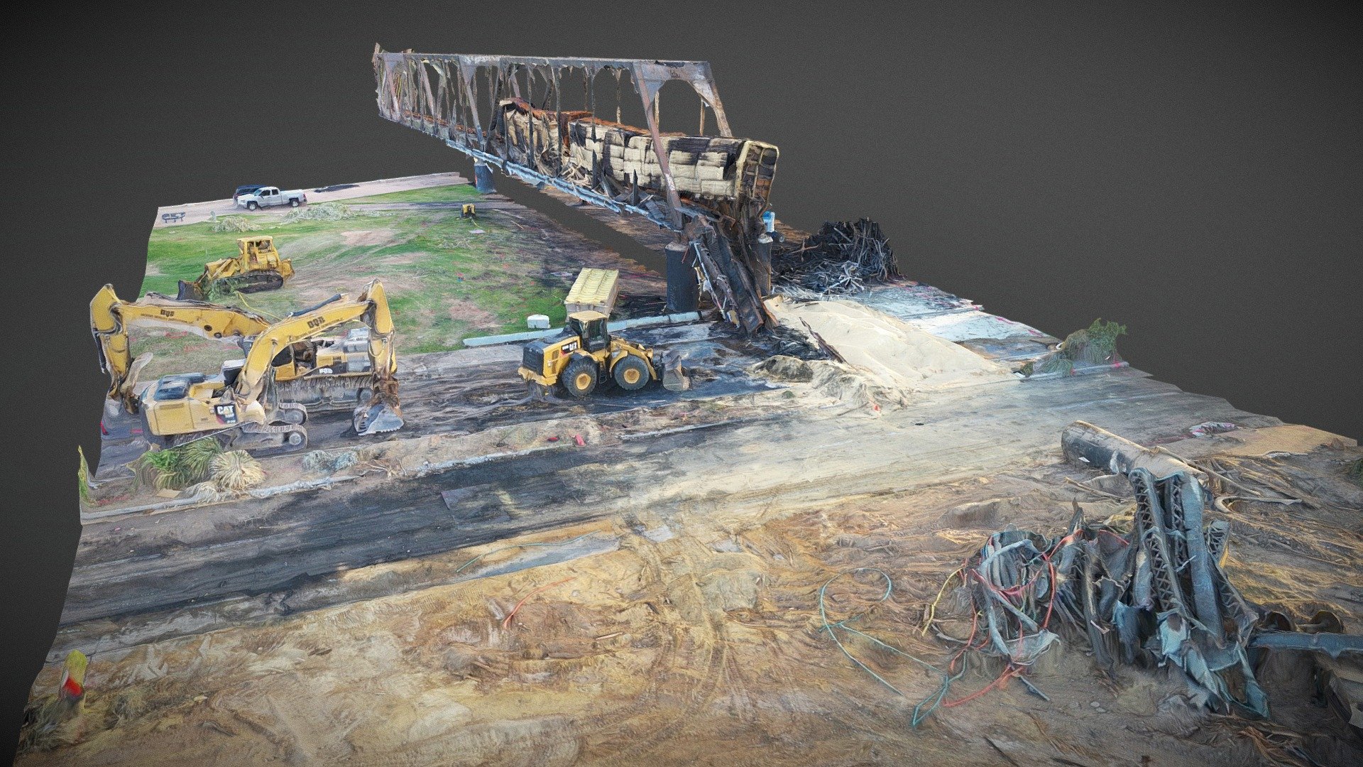 ML6 - Tempe Town Train Bridge Collapse - Download Free 3D model by ...
