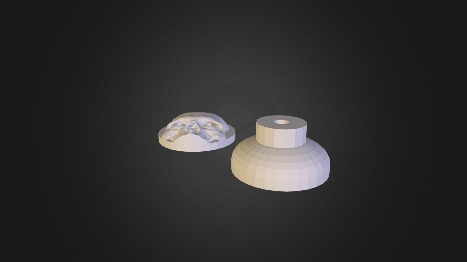 Skull Knob - 3D model by 3dindustries [27d1e6c] - Sketchfab