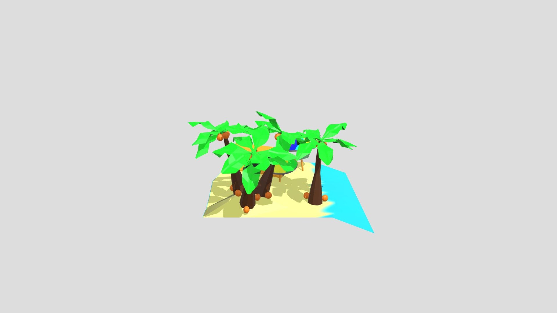 Beach - Download Free 3D model by bayush [27d24b0] - Sketchfab
