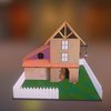Cardboard House - Download Free 3D model by billybobcorncob [27d462e ...
