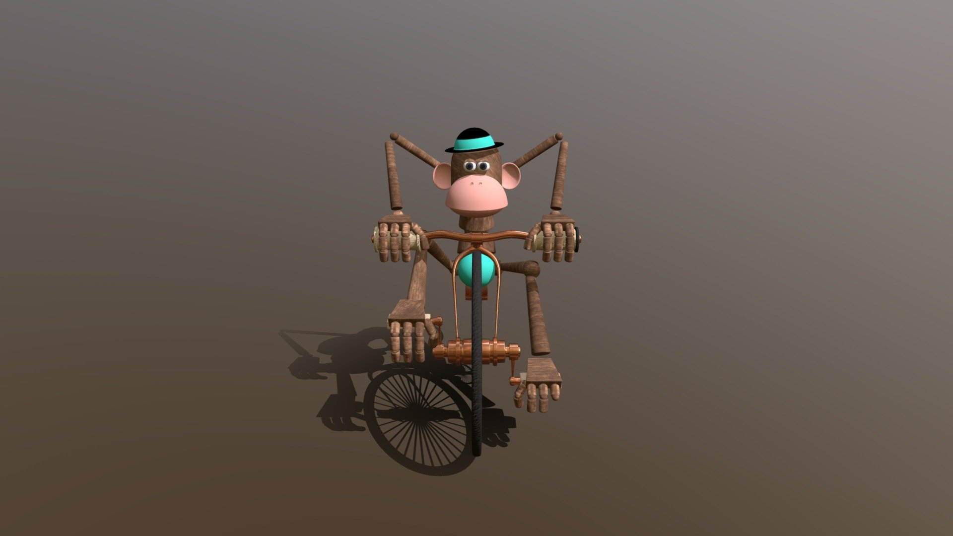 monkeyrider - 3D model by artistmahi_64 [27d5ac5] - Sketchfab