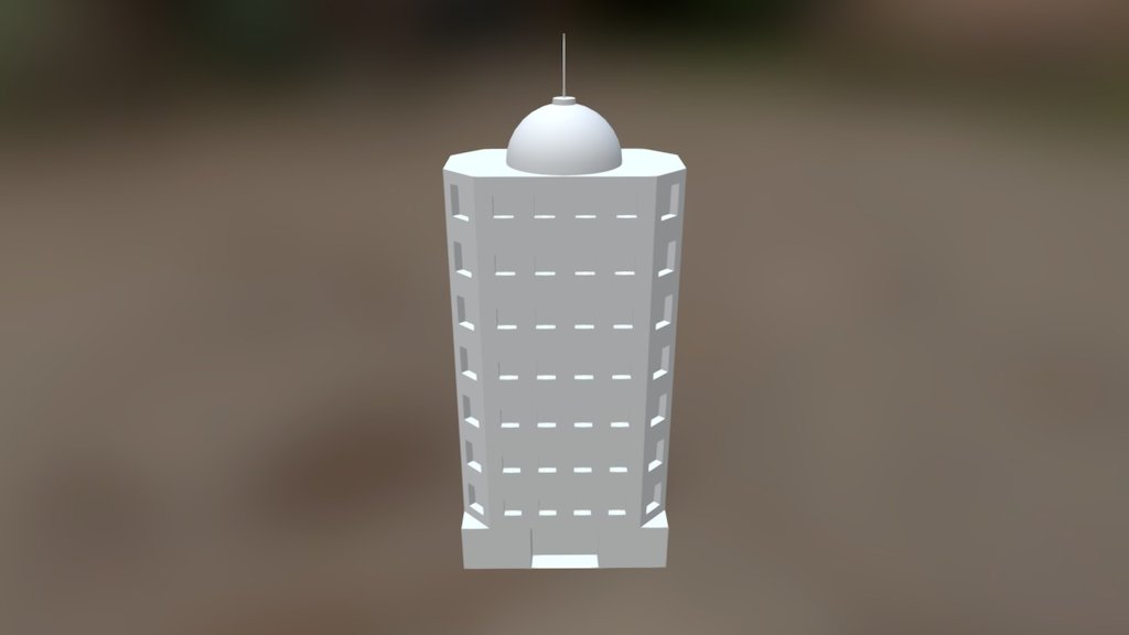 Pokemon Tower (Untextured) - 3D model by PsychoticCake [27d5cca ...