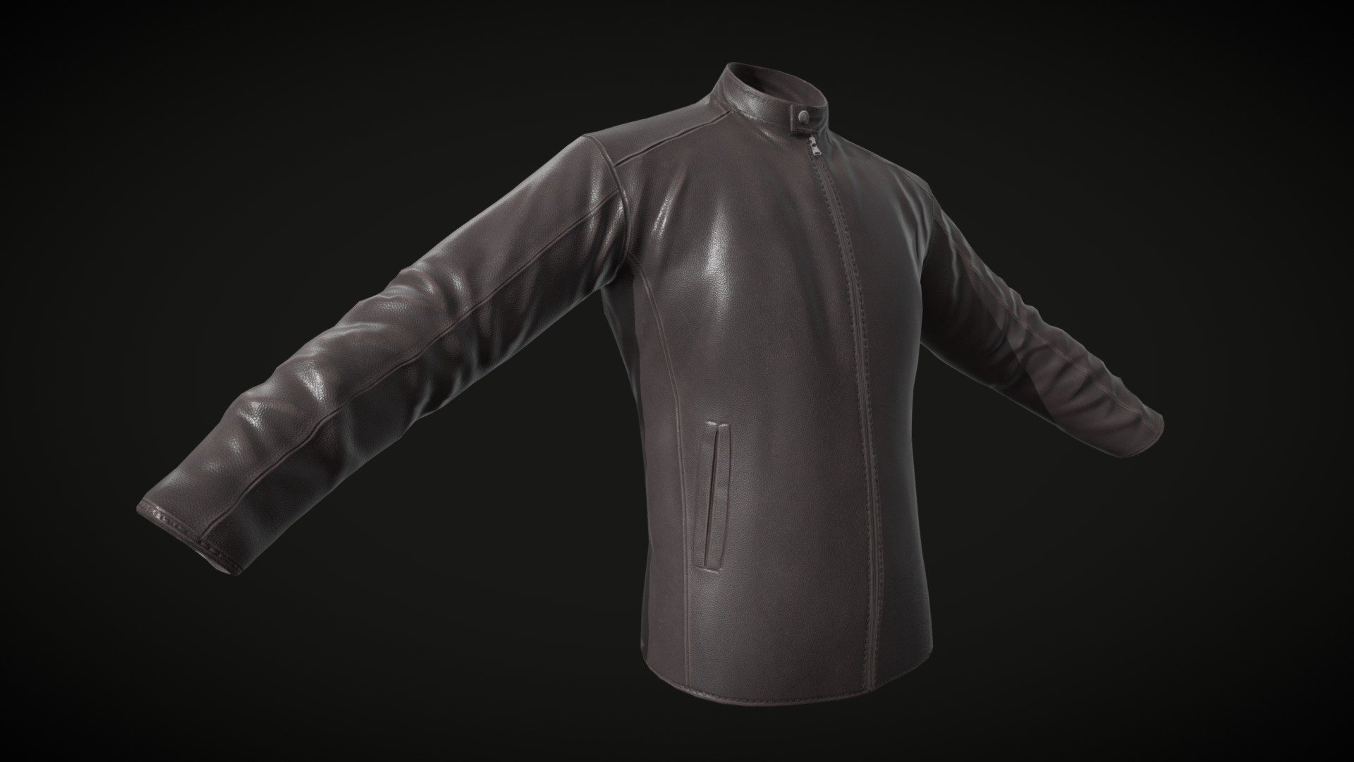 Leather Jacket - 3D model by J Russell Soriano (@jrussellsoriano ...