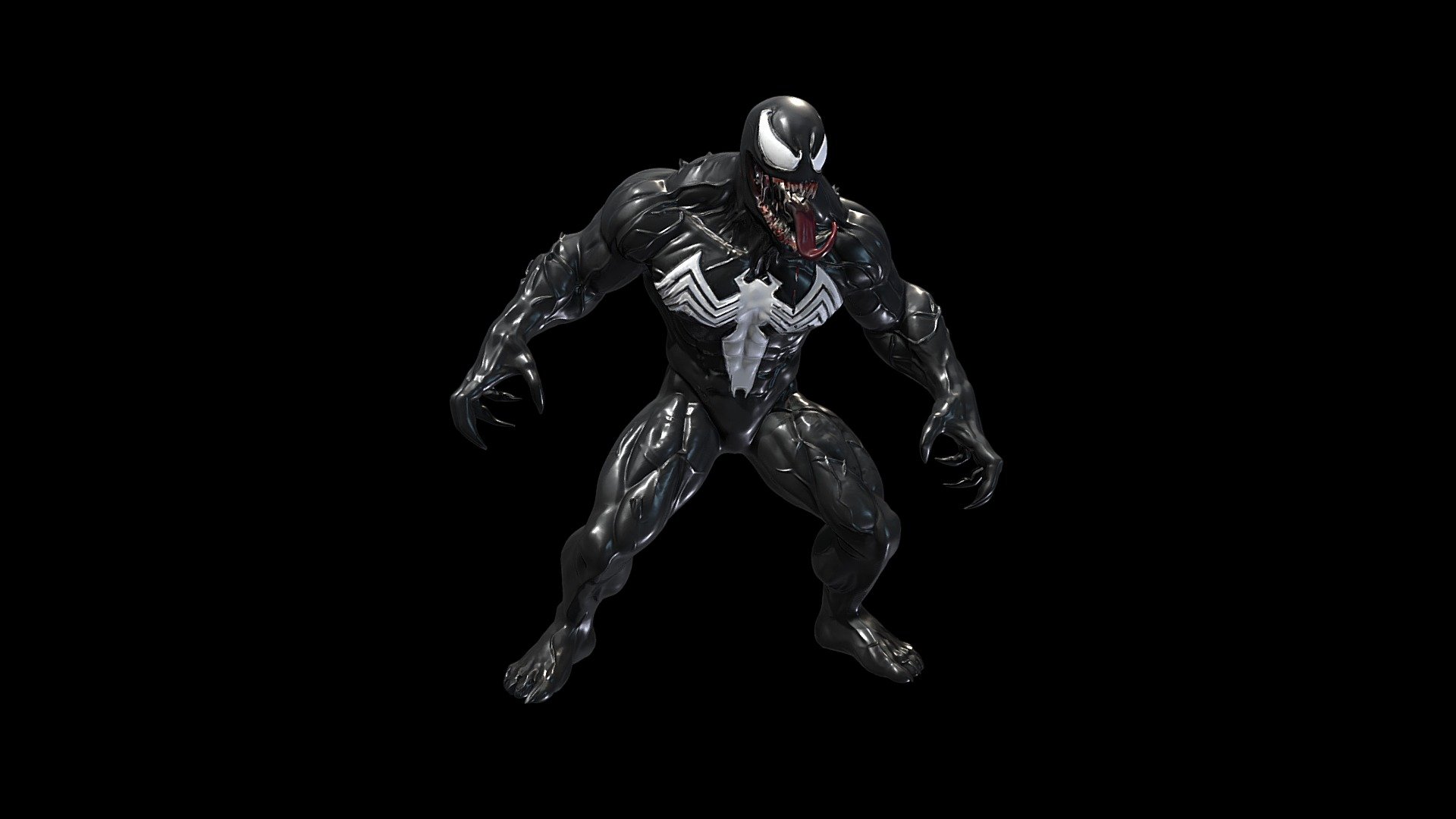 Venom 3D Model - Download Free 3D model by Gothic_404 (@gothic404 ...