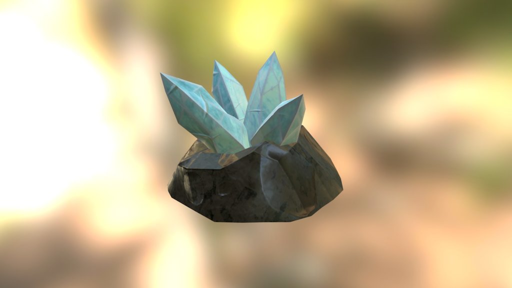Crystal Cluster - 3D model by Jcopter [27d8845] - Sketchfab