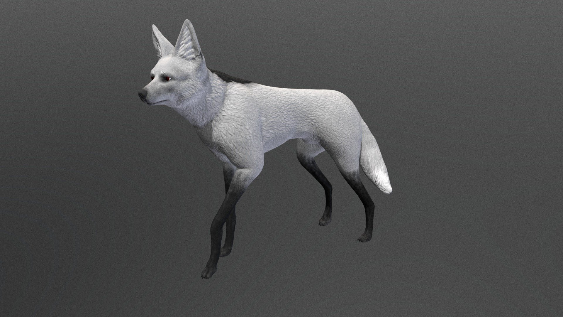 Stylized Maned Wolf - 3D model by Loki Bear (@Loki_the_cute_bear ...