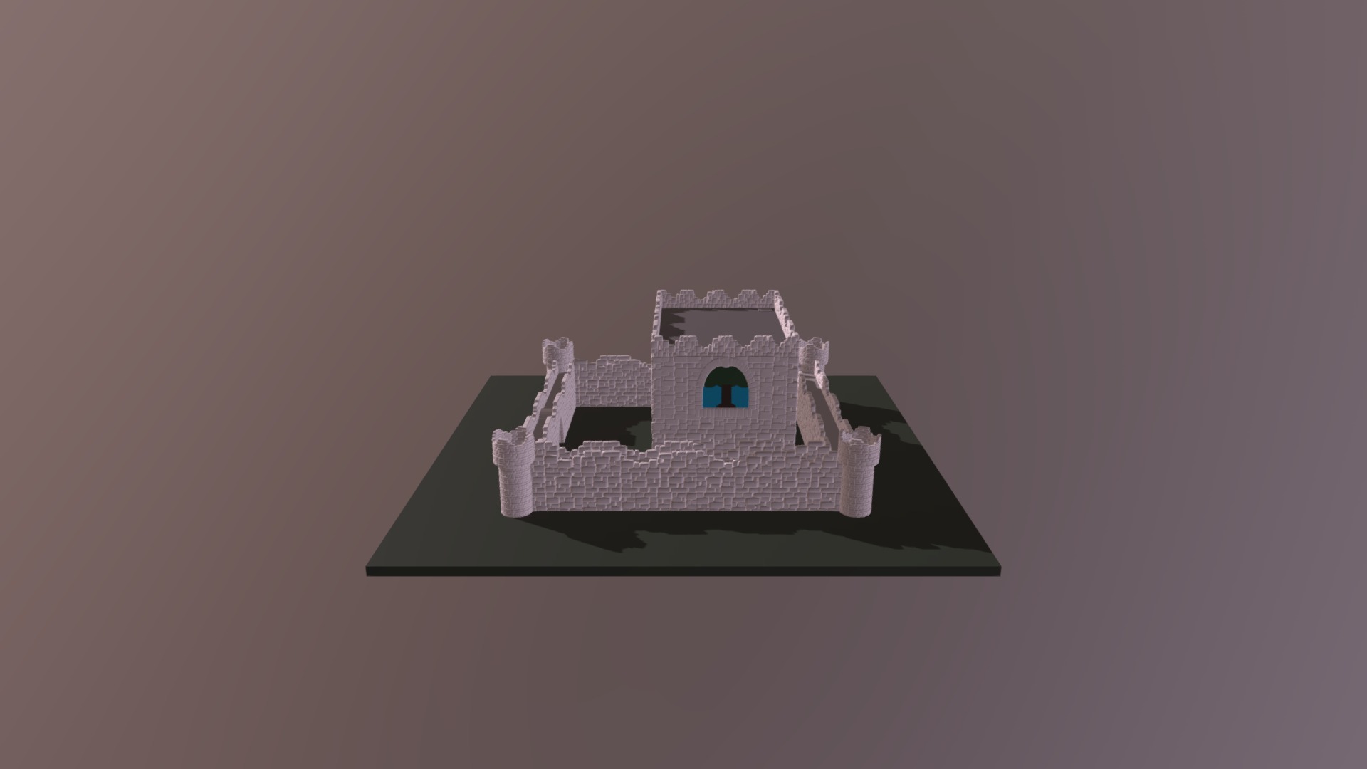 Castle V3 - 3D model by jdspence [27d95cc] - Sketchfab