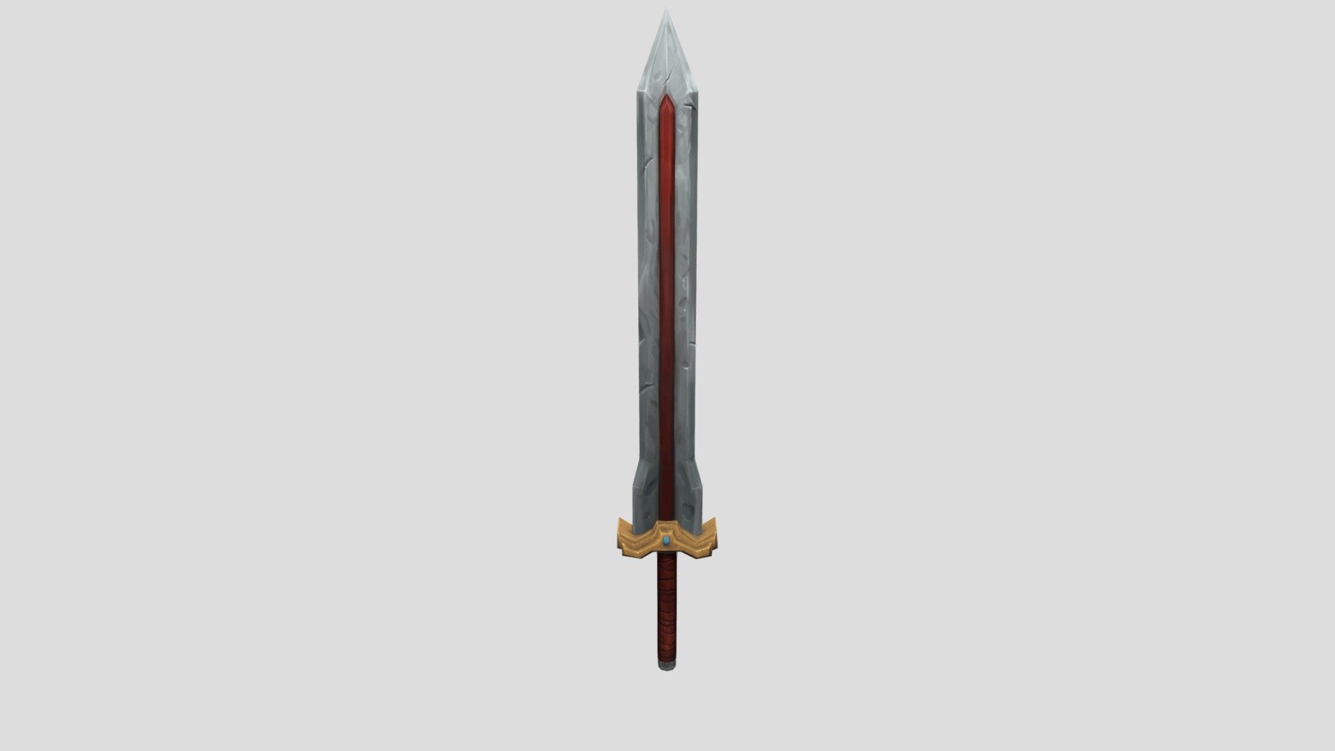 Hand Painted Greatsword - 3D model by henriquetrevizam [27d98ef ...