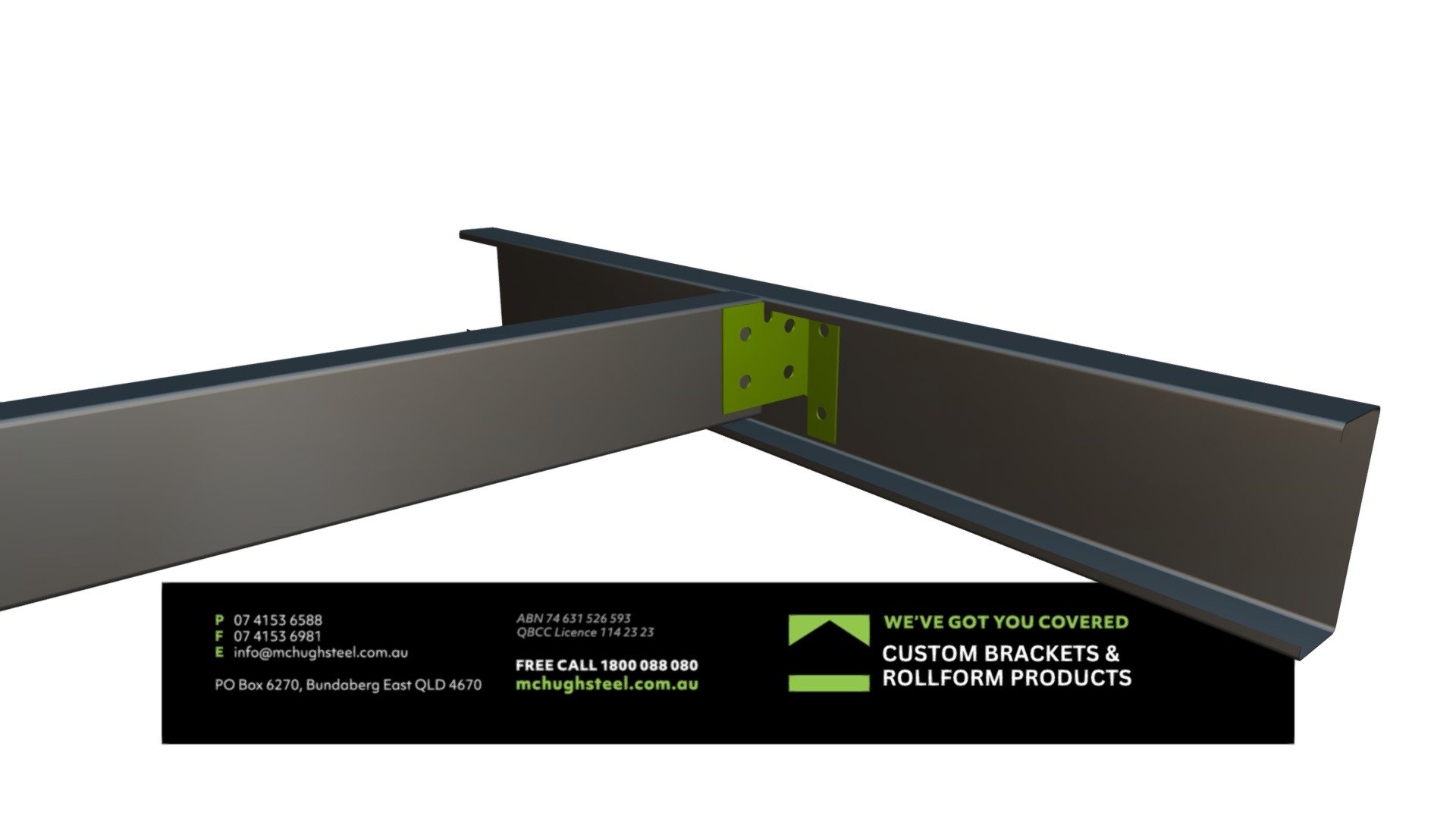 PGB200-150 Purlin Girt Bracket 200 to 150 - 3D model by mchughsteel ...