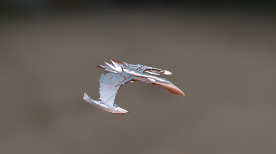 Dhael War Bird Class B Battle Cruiser - 3D model by JNash67 [27d9f16 ...