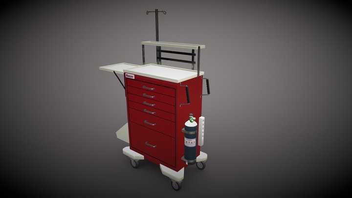 Medical-trolley 3D models - Sketchfab