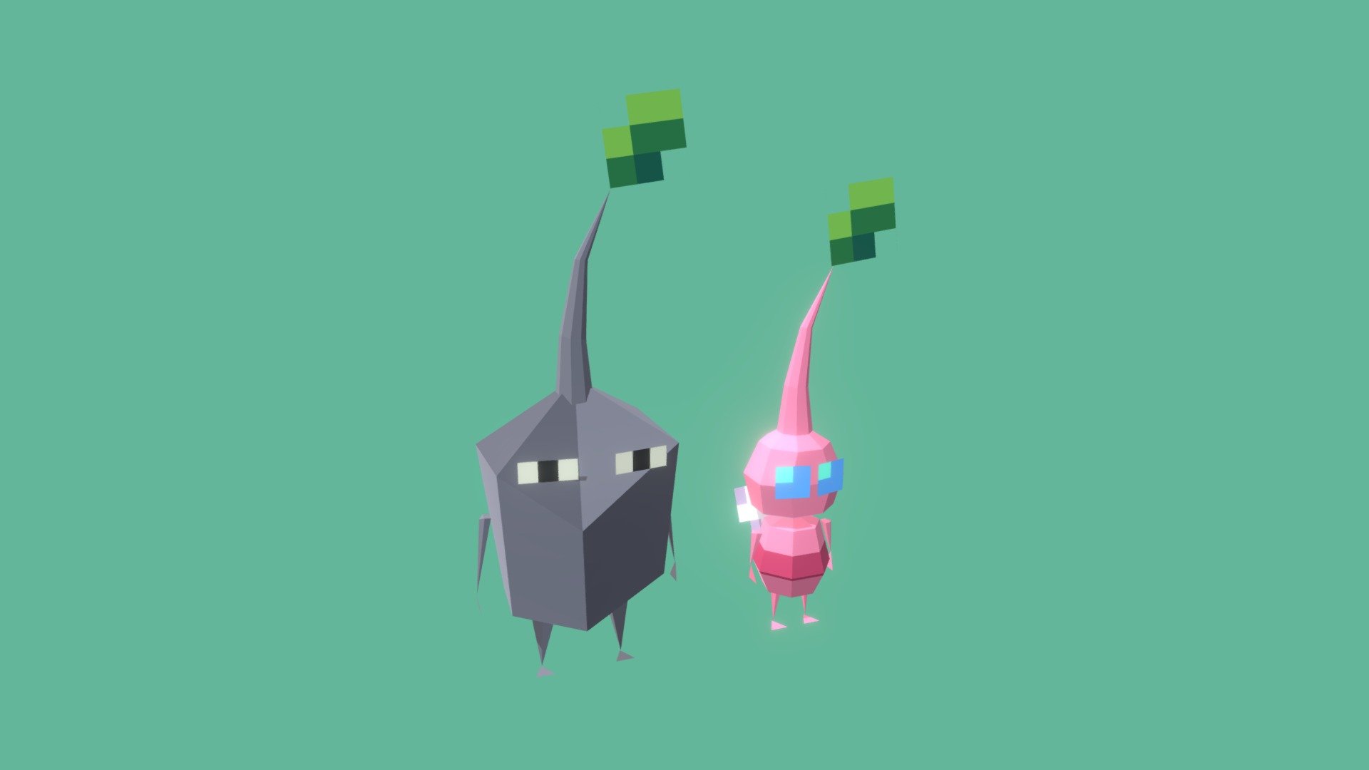 Low-Poly Pikmin, Part 3 - Download Free 3D model by Empsy [27df041 ...