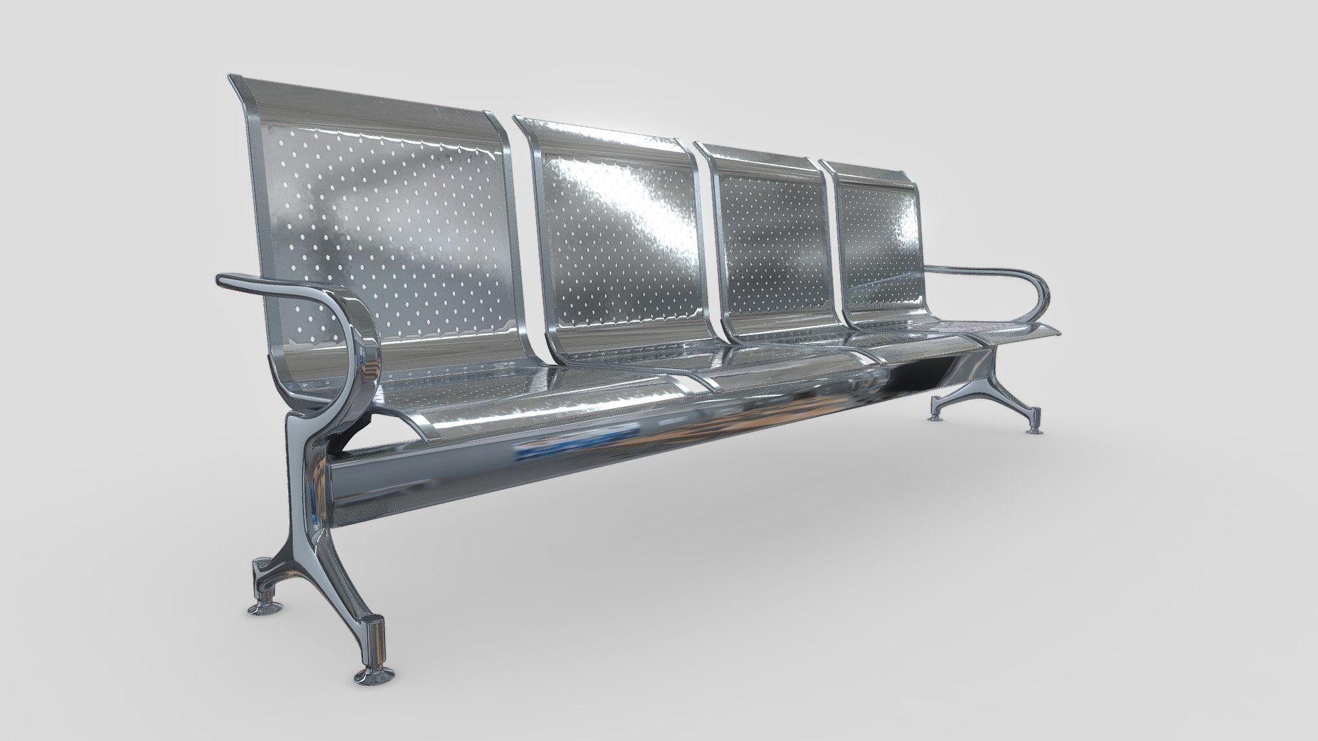 Waiting Bench (Steel) - Download Free 3D model by loudyowen027 [27e0dd5 ...