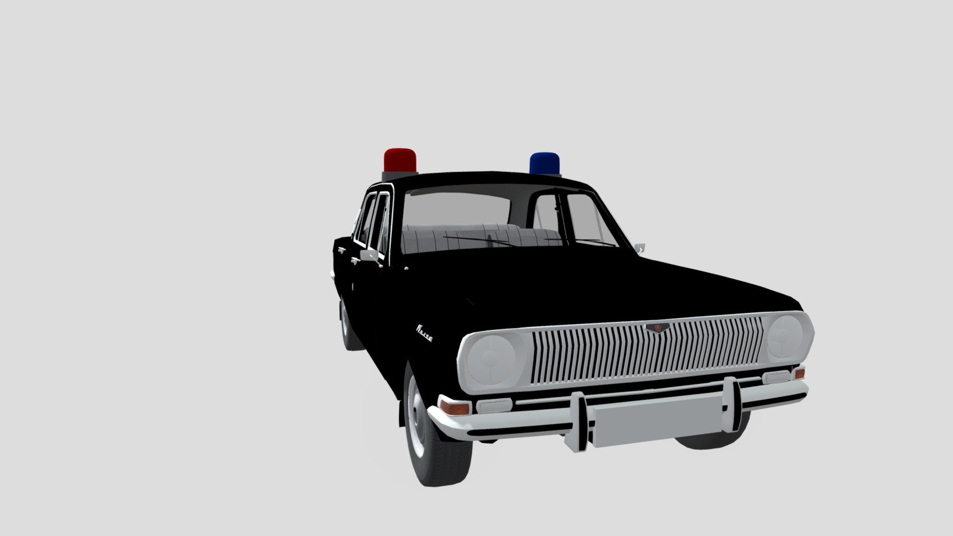 GAZ Volga-24 KGB staff car - Download Free 3D model by erty546453 ...