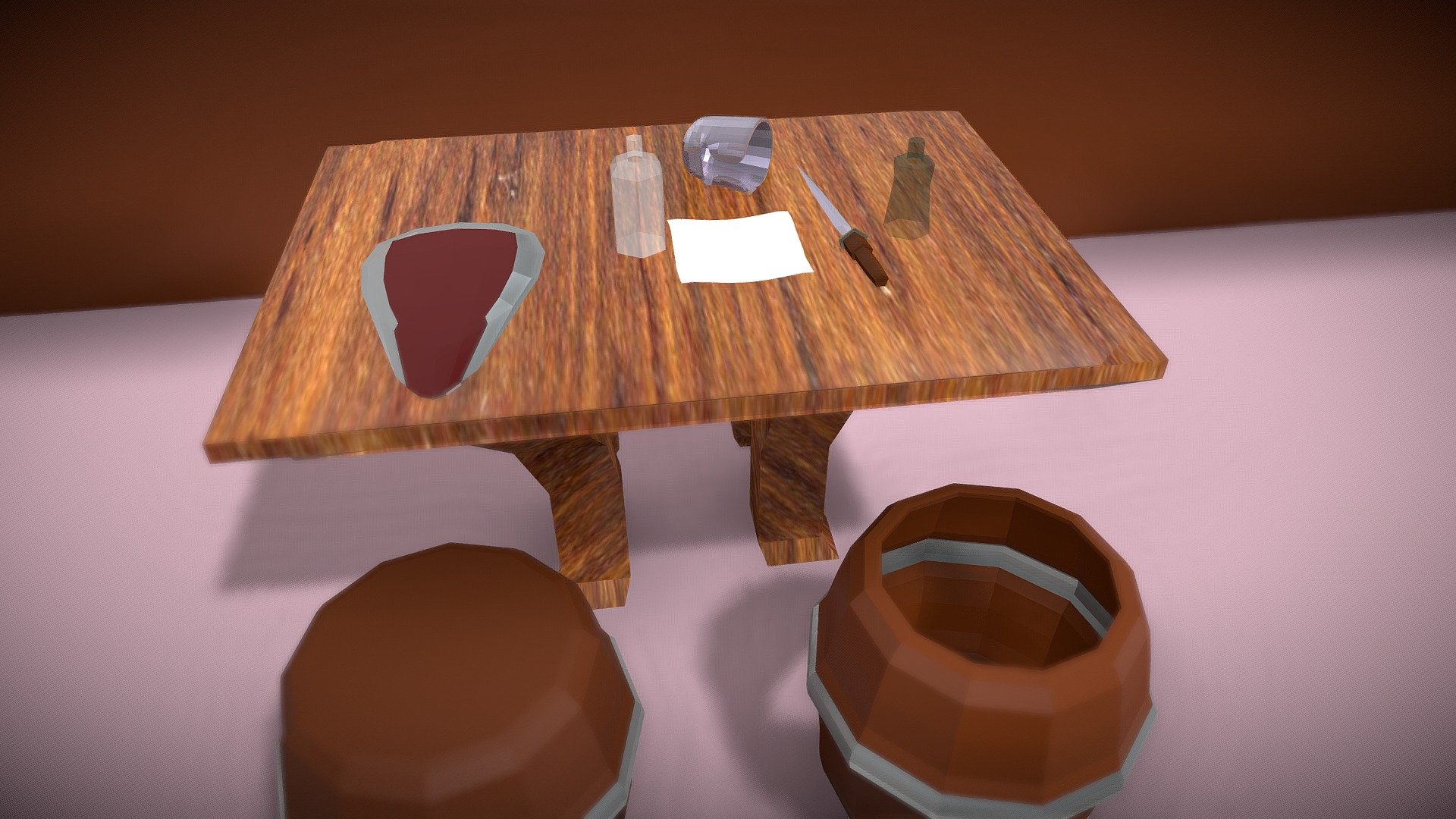 LOW POLY PROPS - Download Free 3D model by __omega__ [27e1817] - Sketchfab
