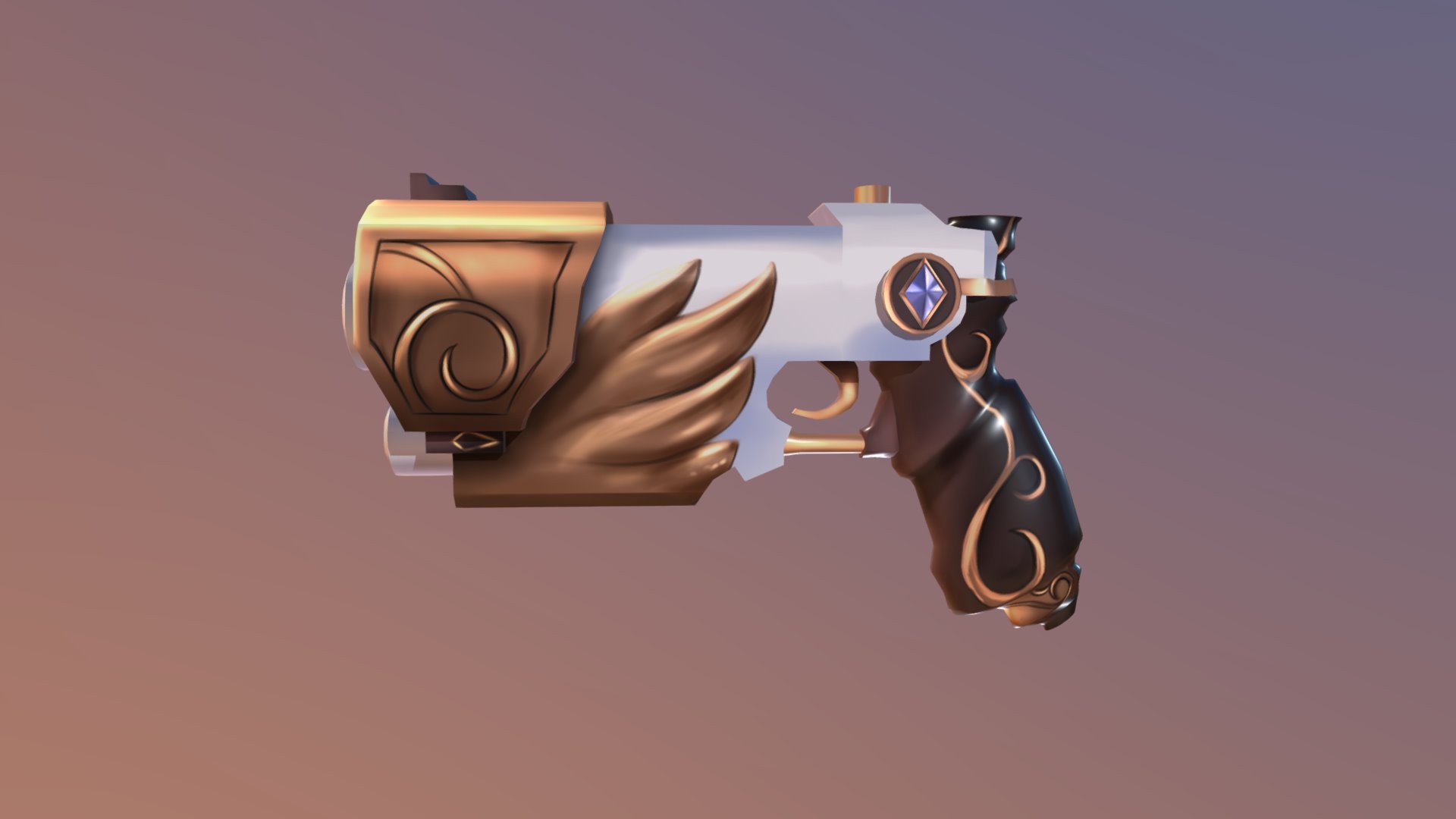Gun_asset - 3D model by laura_rianna [27e18b4] - Sketchfab