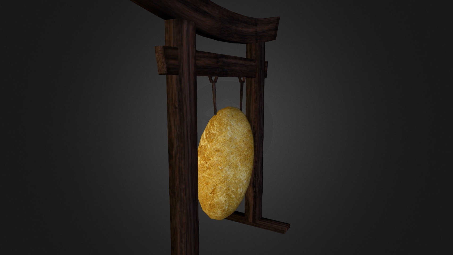 Gong - 3D model by daviddc [27e37cb] - Sketchfab