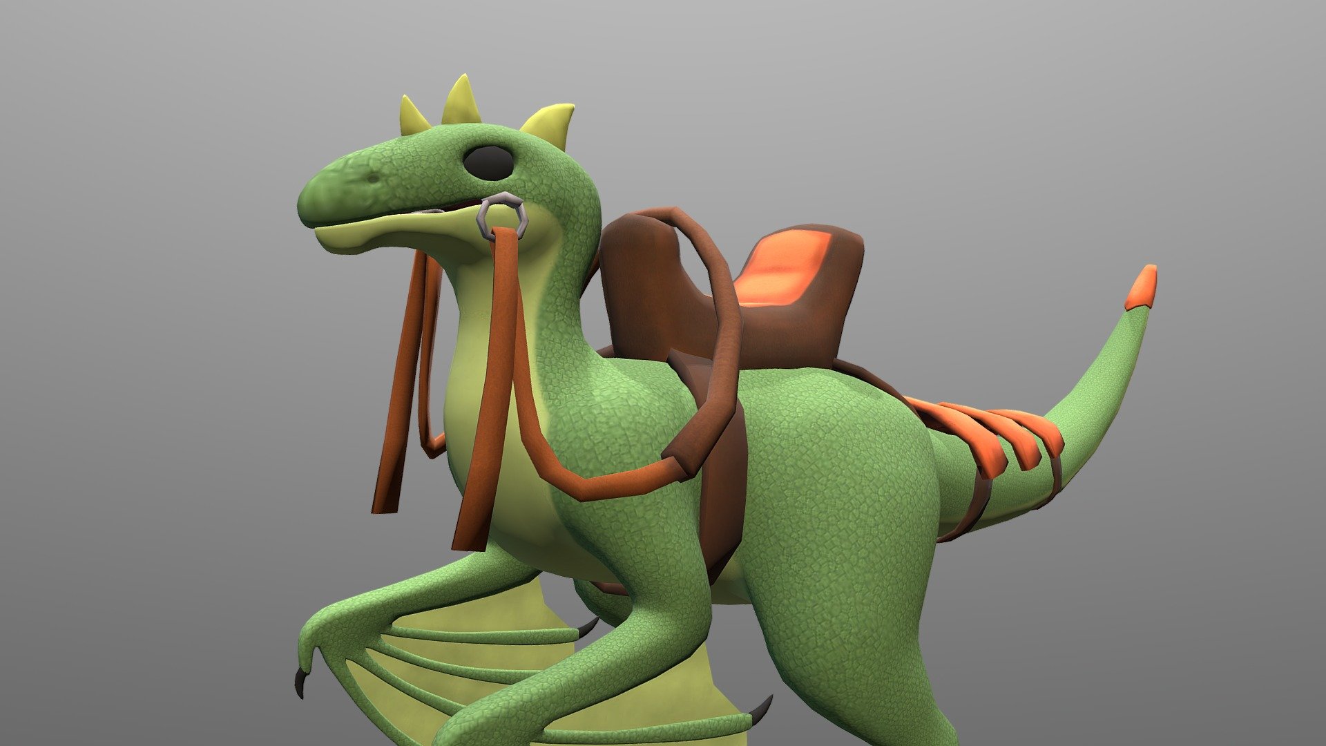 Fanmade - Leaper Lizard (Jak 3) - 3D model by Purphasma (@PurpleBanette ...