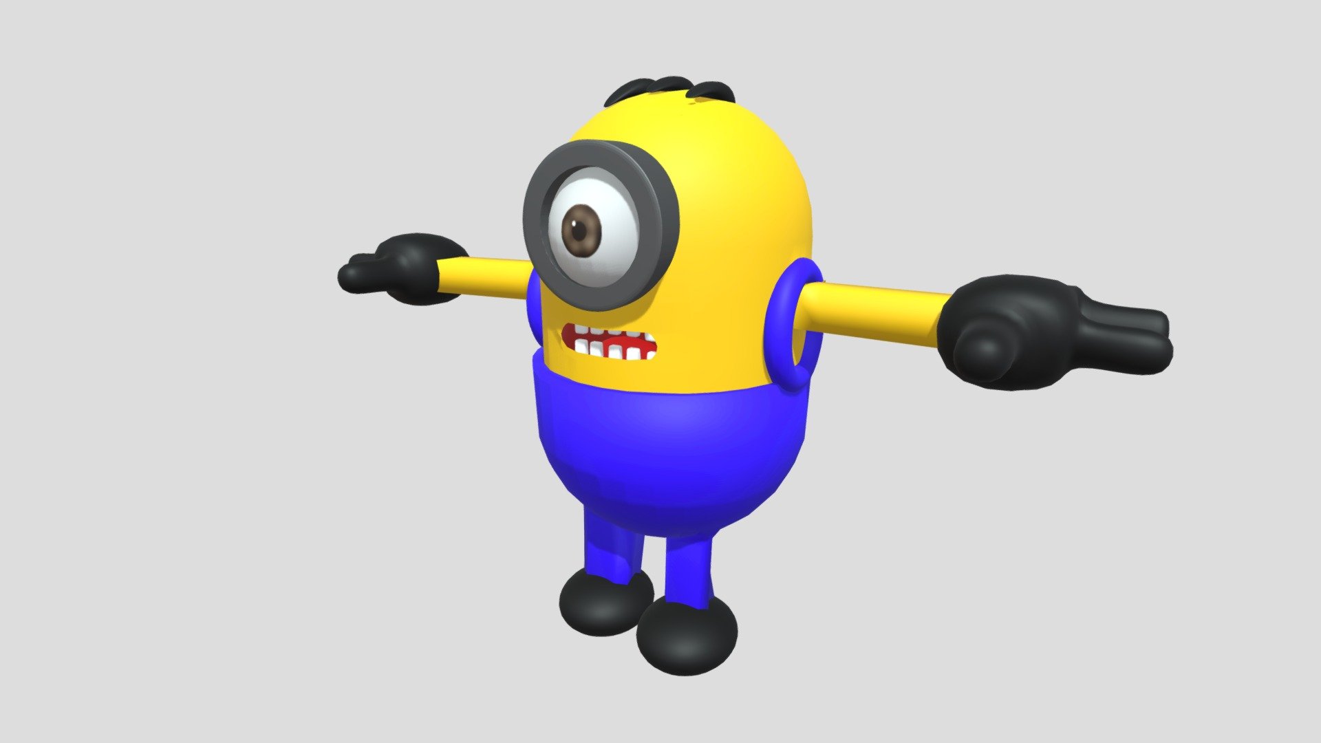 Minion OBJ Model - Download Free 3D model by jaspermateodev [27e6ef8 ...