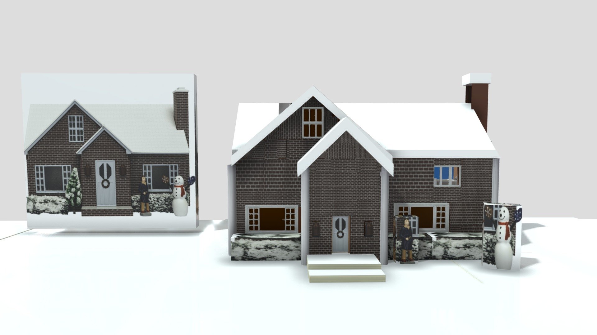 POLAR EXPRESS HOUSE REMADE - Download Free 3D model by Jayexe the ...