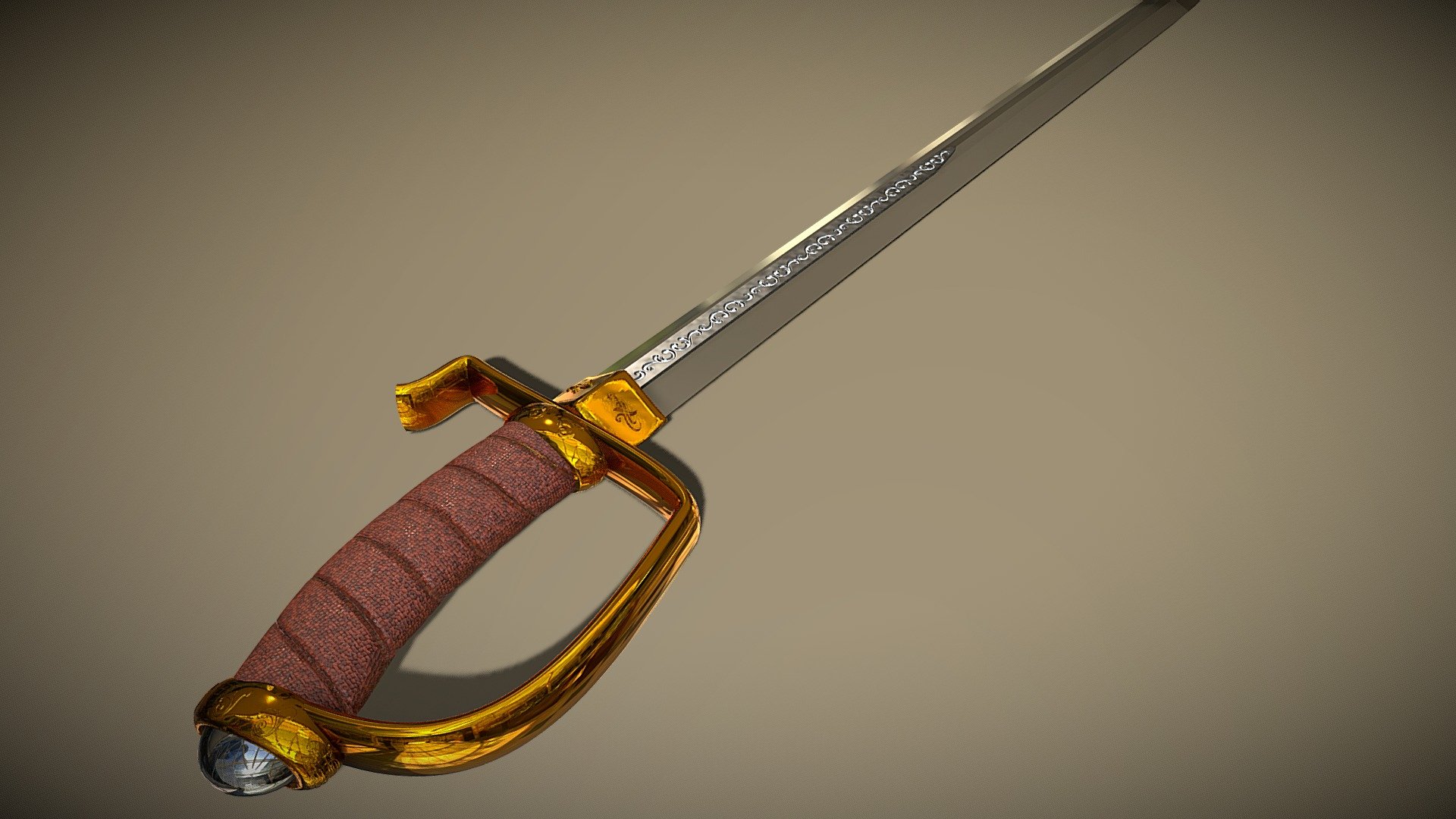 Decorative Pirate Sword - Buy Royalty Free 3D model by martiangold ...