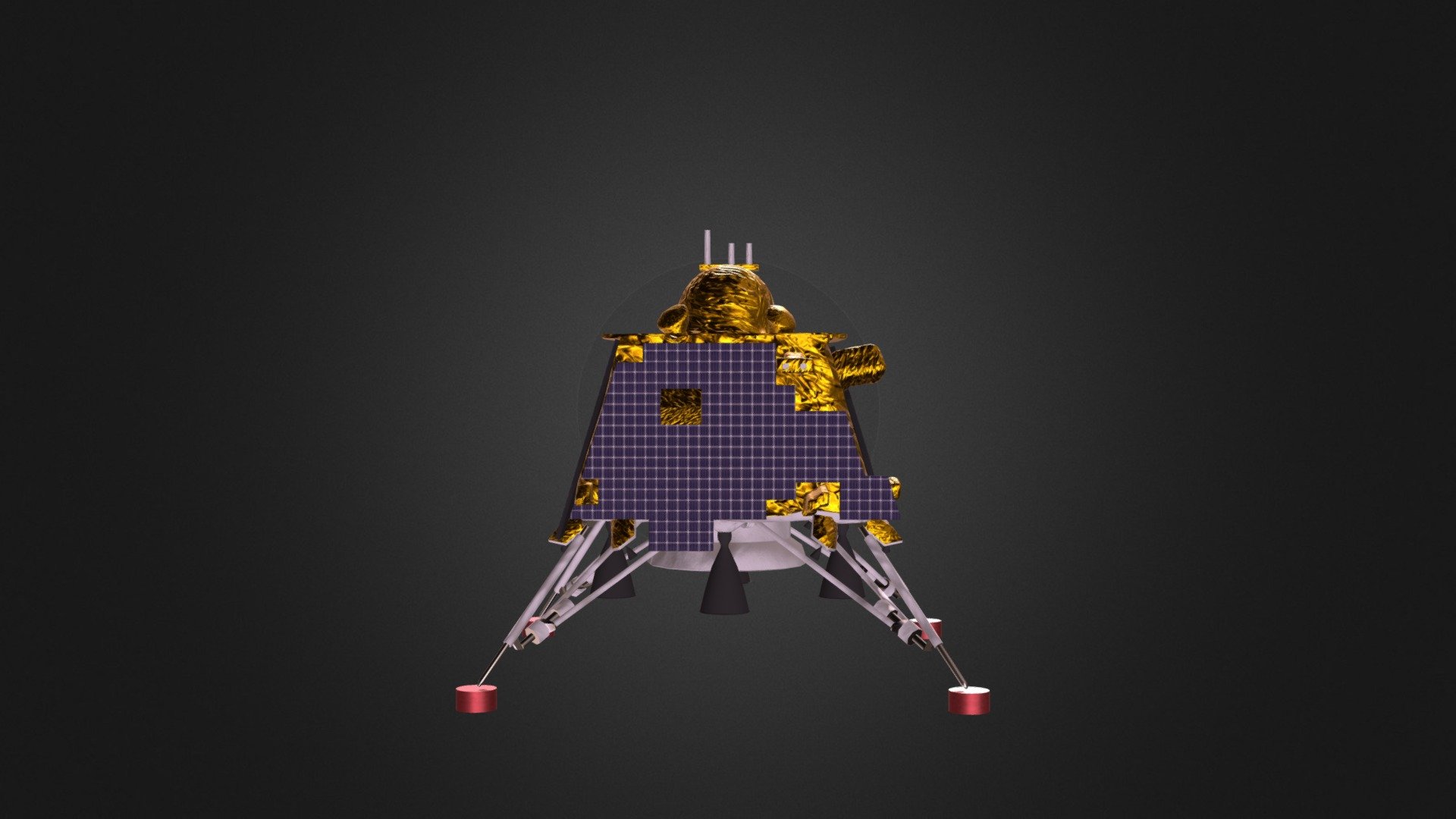 ISRO Chandrayyan-3 Mission Lander Module Vikram - Download Free 3D ...
