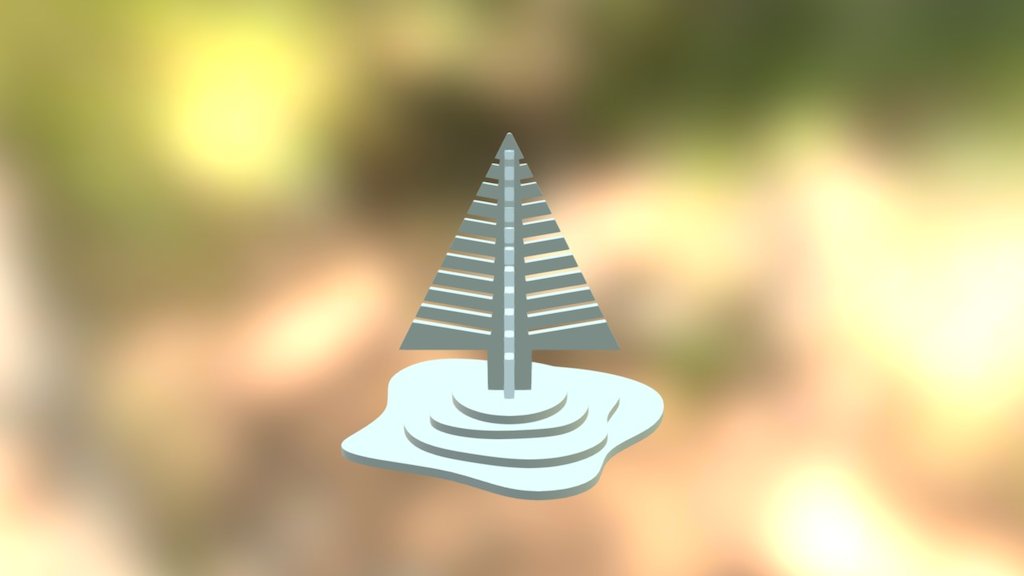 Table Ornament - #05 Card Tree - 3D model by The Plexi Store ...