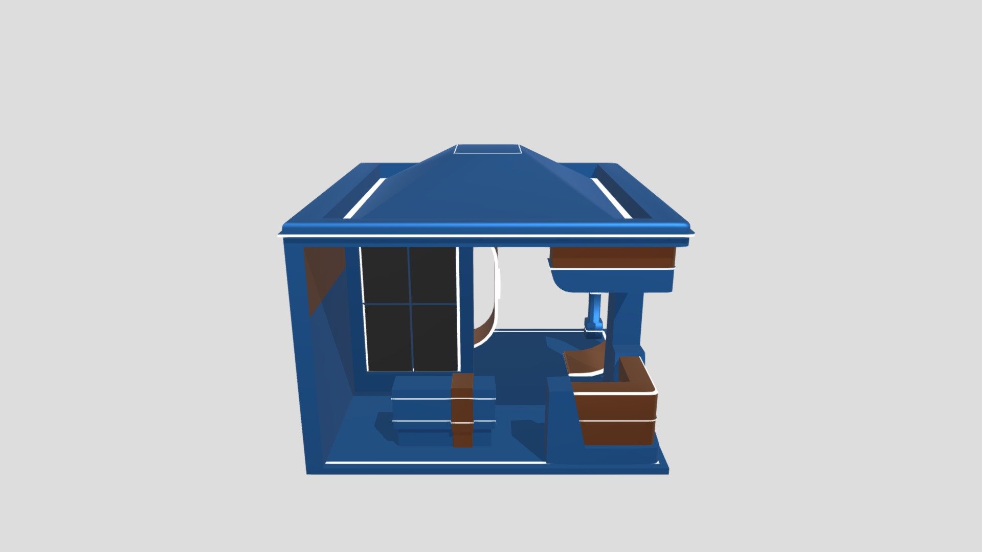 Booth 3d model for exhibition or sale - 3D model by atowahayato ...