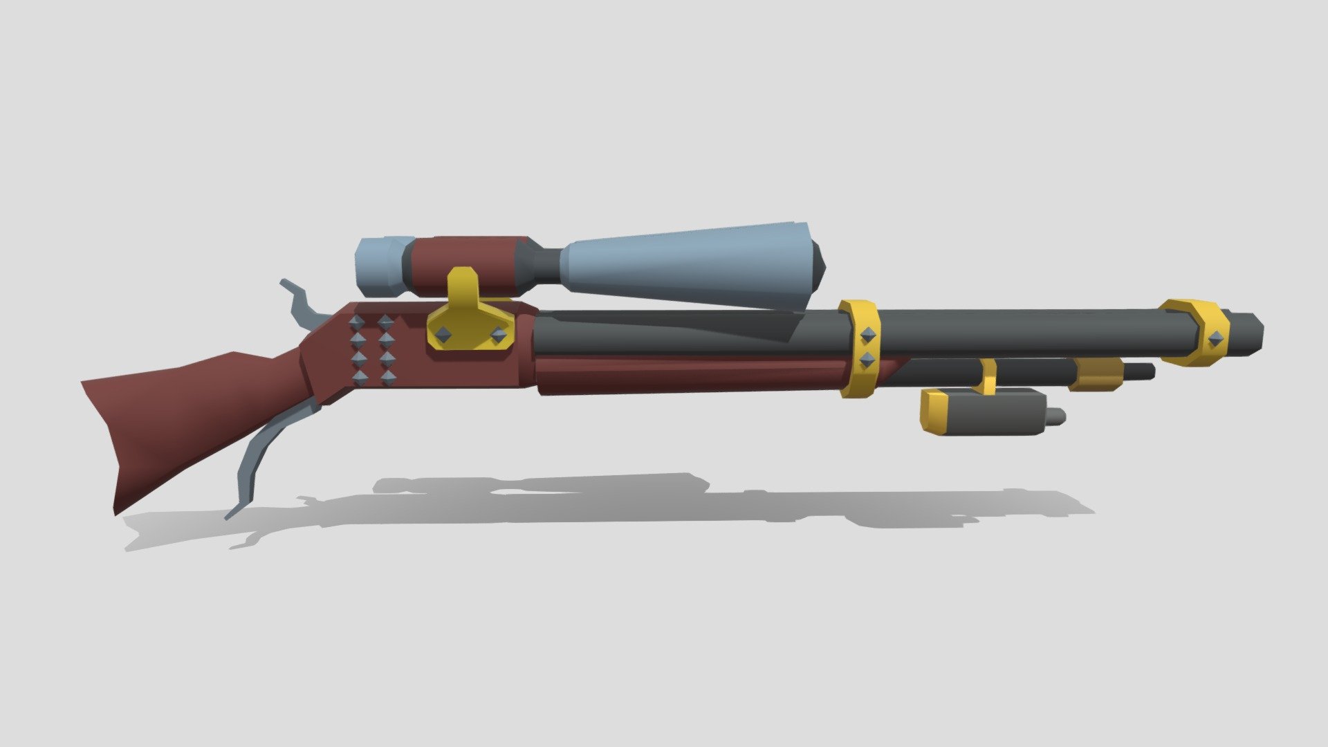 Sniper_Rifle04 - 3D model by CC (@ccsf) [27ebbc6] - Sketchfab
