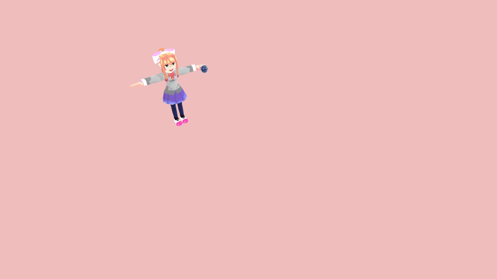 Monika_Pixel_build_off_senpai - 3D model by Jim-Woo:3 (@Jim-Woo ...
