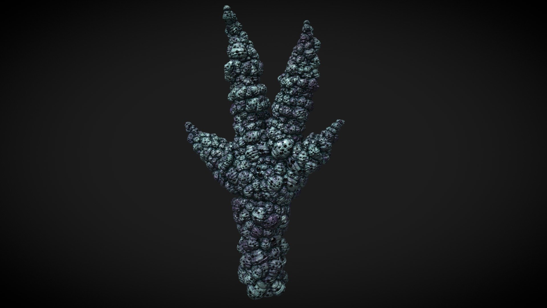 Larva Hand - 3D model by ronindelmoral [27ec58a] - Sketchfab