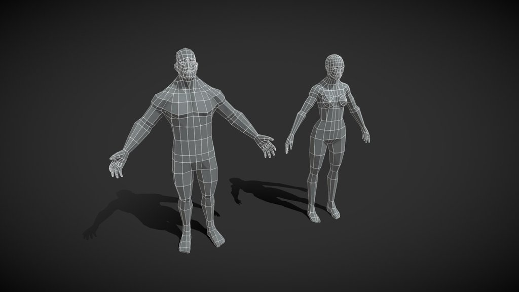 body low poly - A 3D model collection by 3Dbuilder123 - Sketchfab