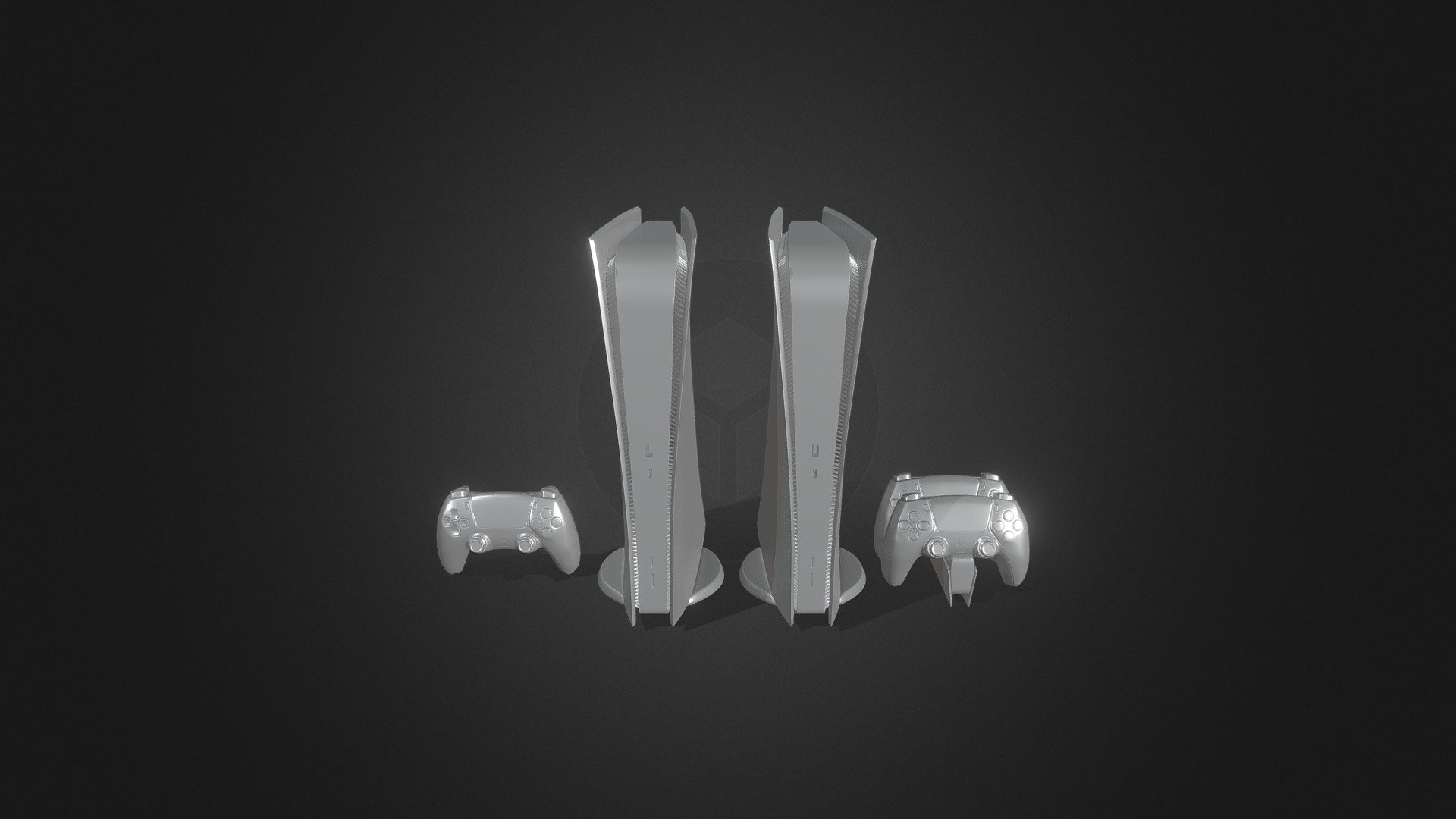 PS5 3d model - 3D model by llllline [27ed809] - Sketchfab