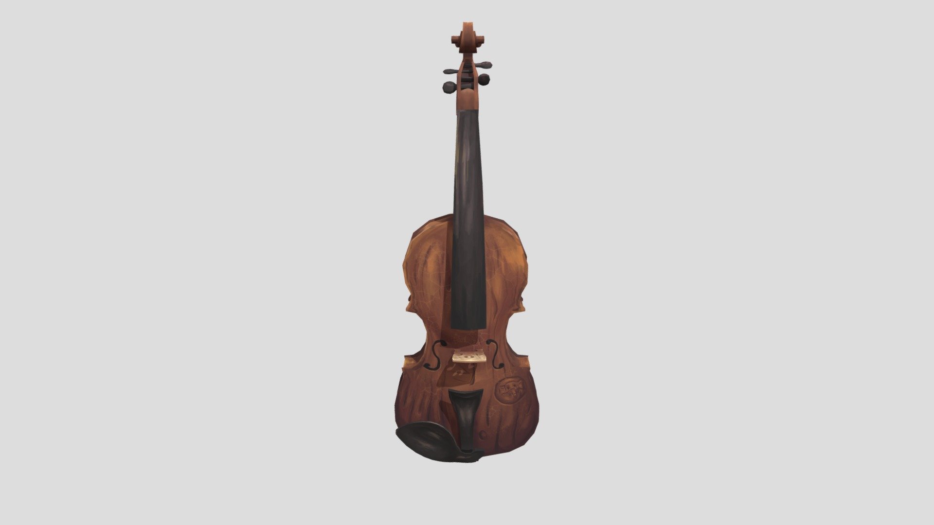 Violin handpainted textures - 3D model by iumatoroyagari [27ed886 ...