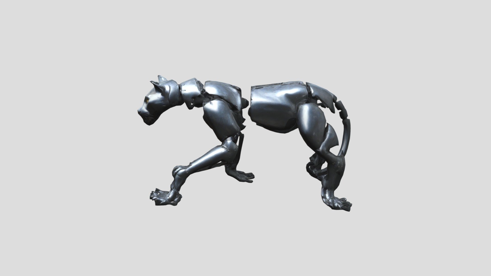 Metal Panther - 3D model by MrGesulga (@gemarin.yan) [27ef410] - Sketchfab