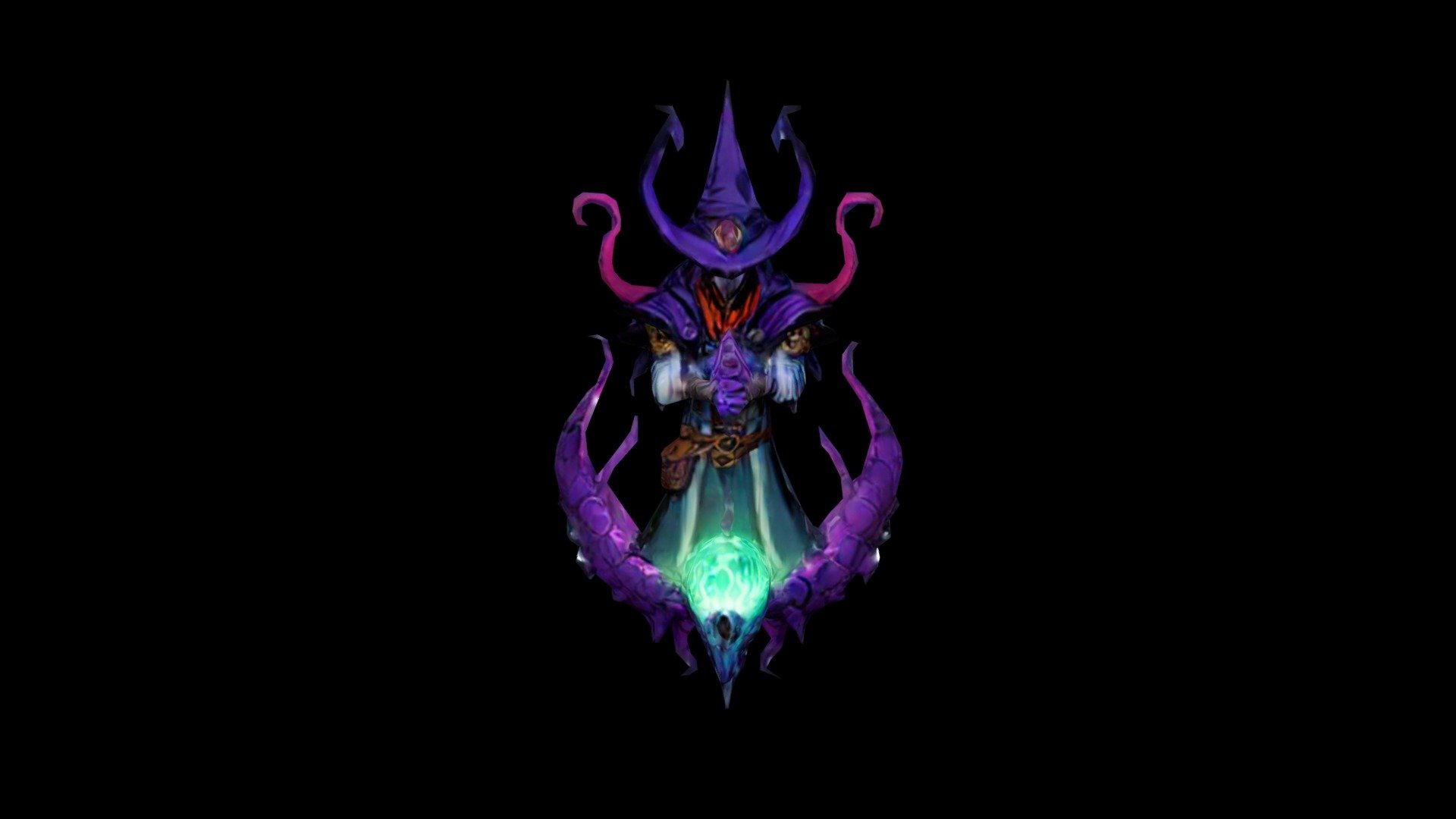 The Malevolent Wizard of the Purple Towers An - Download Free 3D model ...