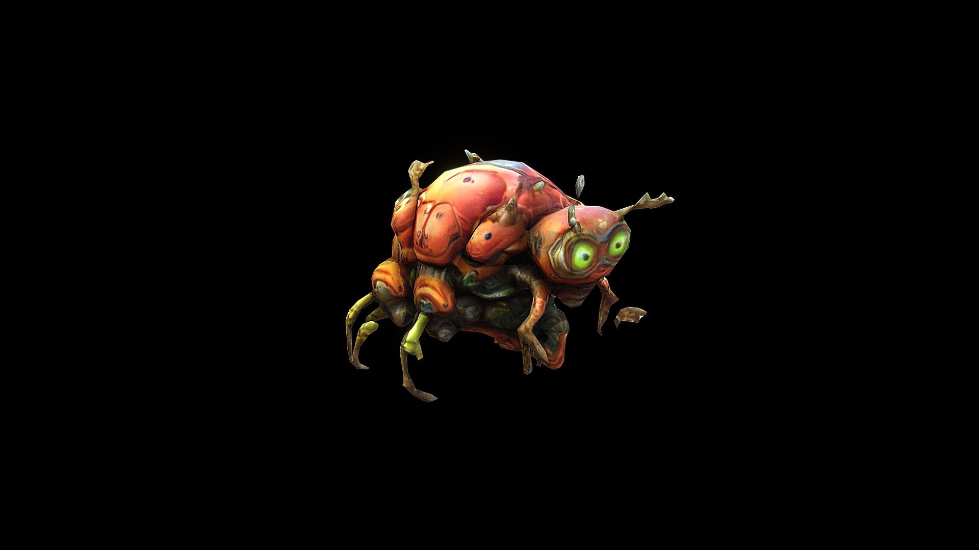 a cartoon illustration of a robotic bug with - Download Free 3D model ...