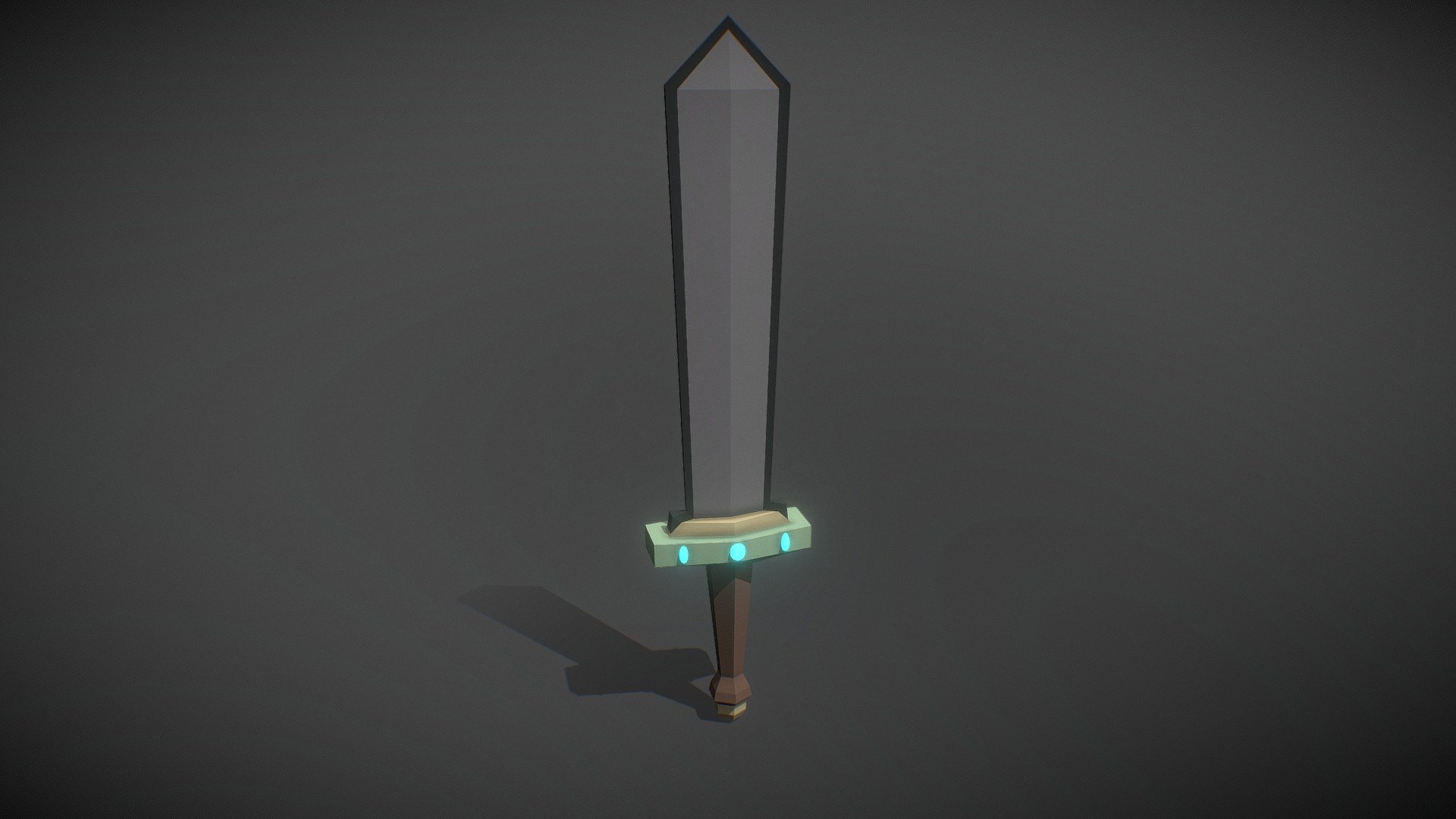 Low Poly Sword - Download Free 3D model by panda900 [27f4c6a] - Sketchfab