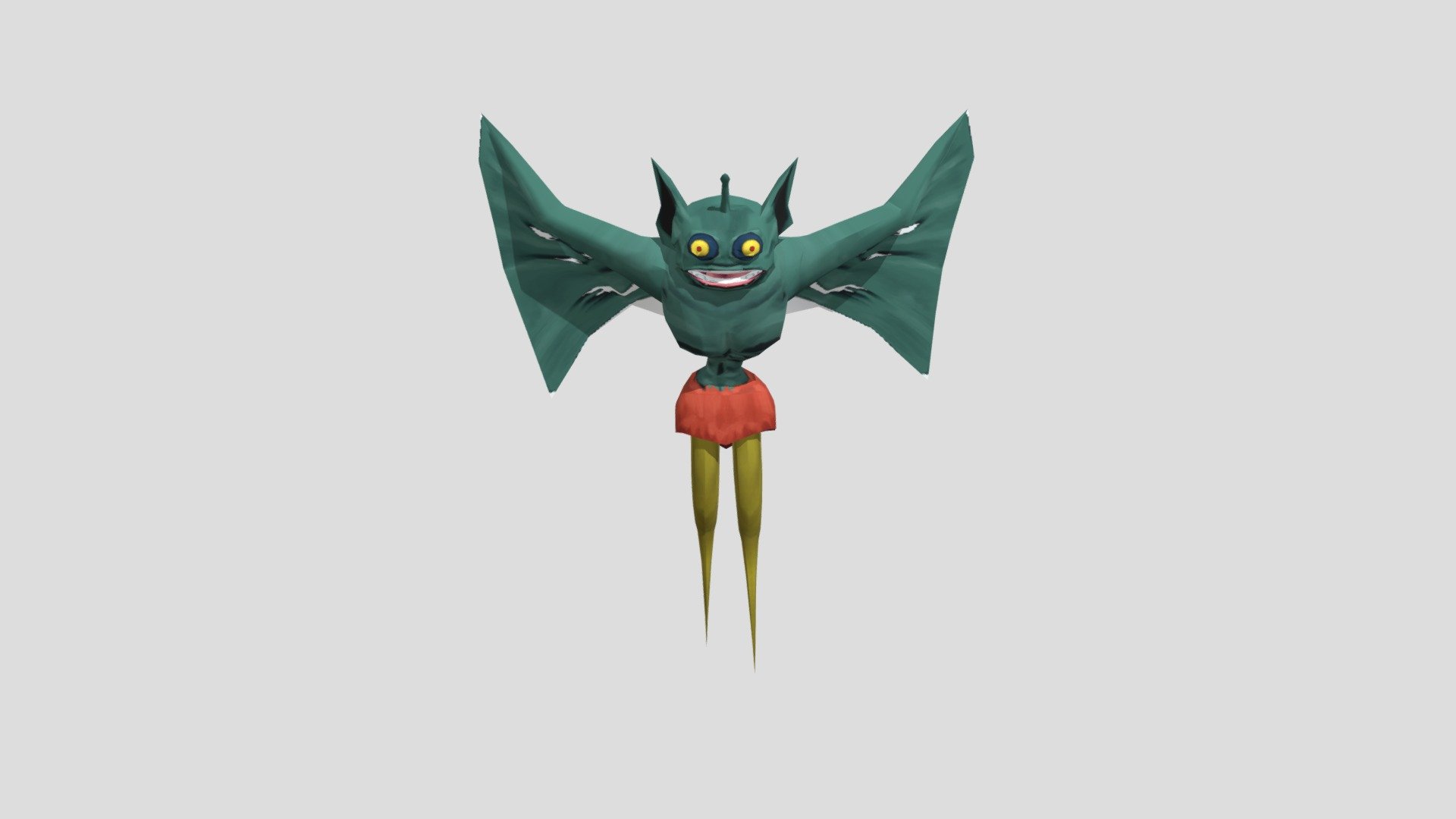 Bad Luck Bat - Download Free 3D model by deankagura [27f5a90] - Sketchfab