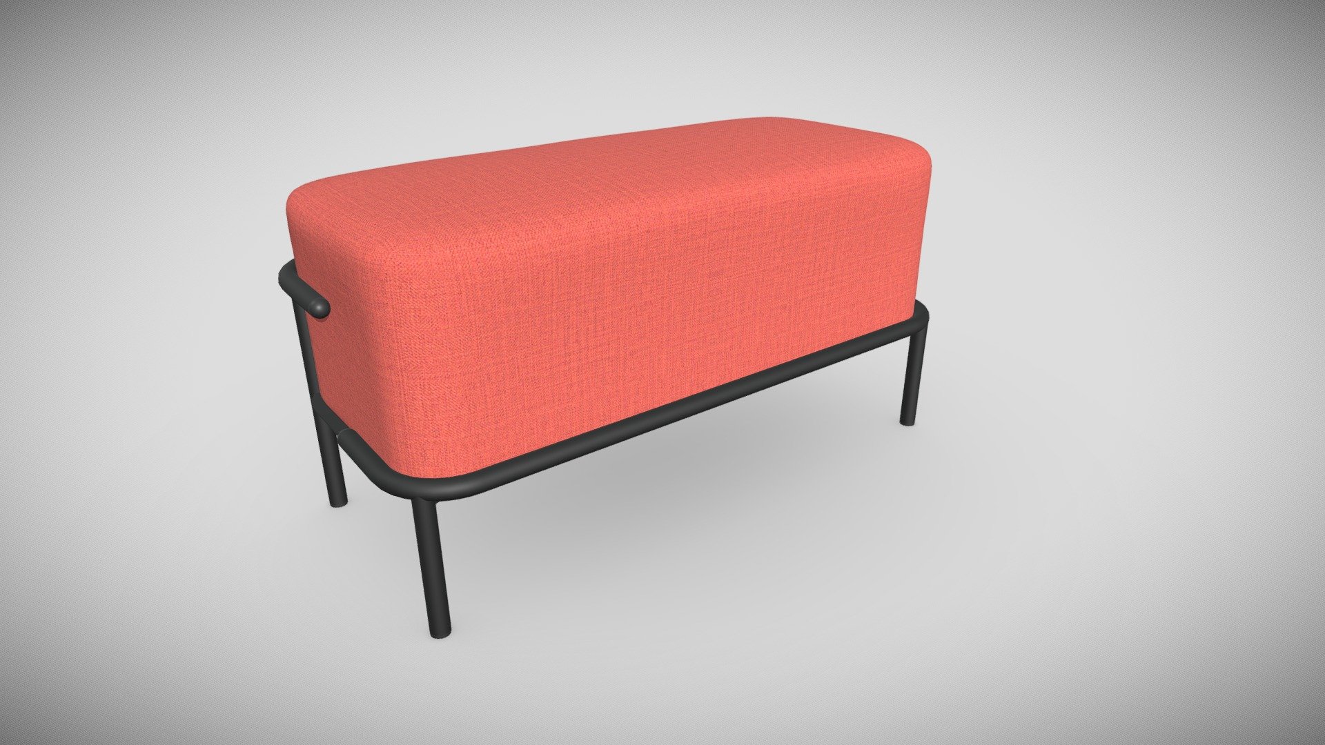 Rectangle Pouf - 3D model by raj (@rajeshsenses) [27f86fe] - Sketchfab