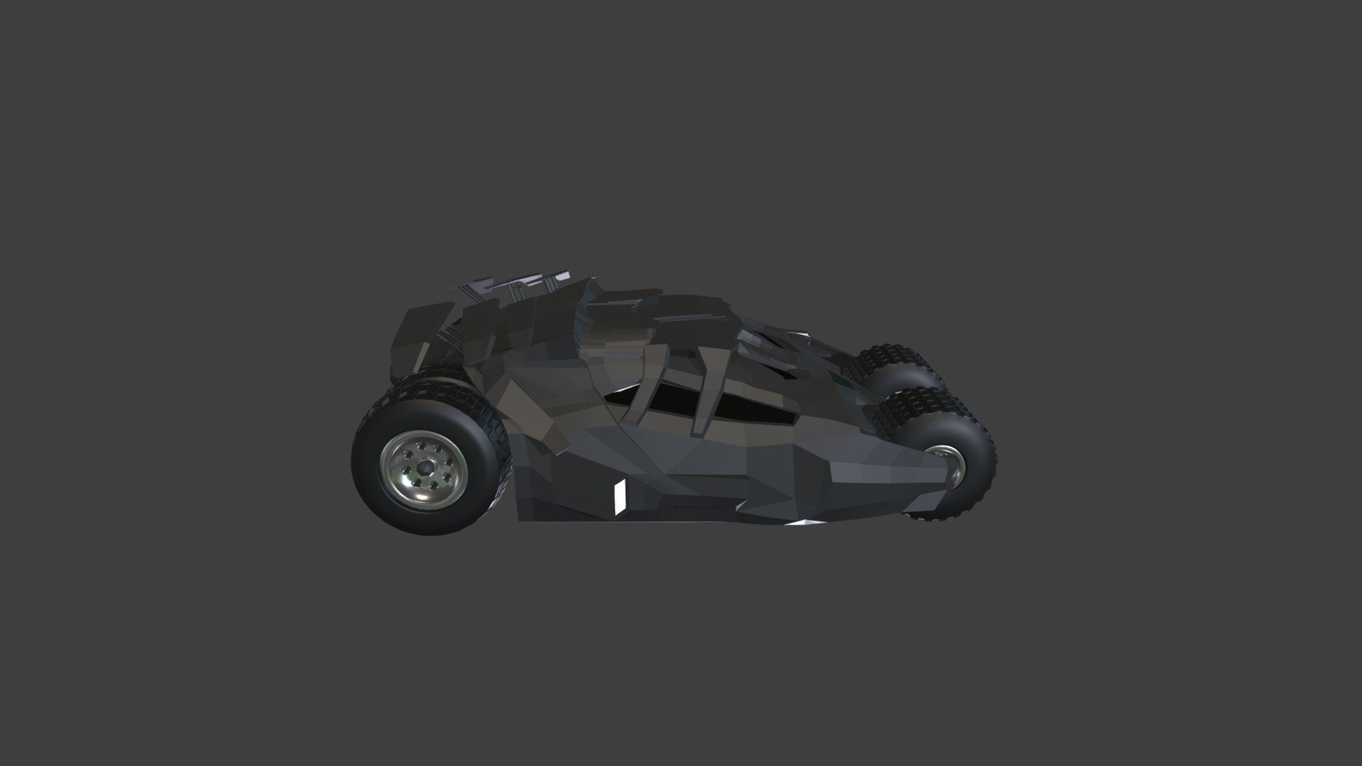 🦇 Batmobile 3D Model 🦇 - 3D model by elena.arocalara [27f899d] - Sketchfab