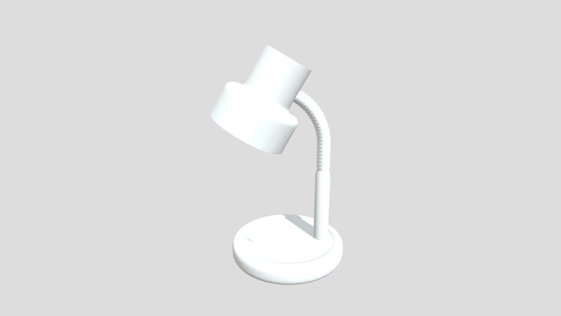 Simple Table Lamp (Not Textured) - 3D model by Lilly-Rose [27f8e77 ...