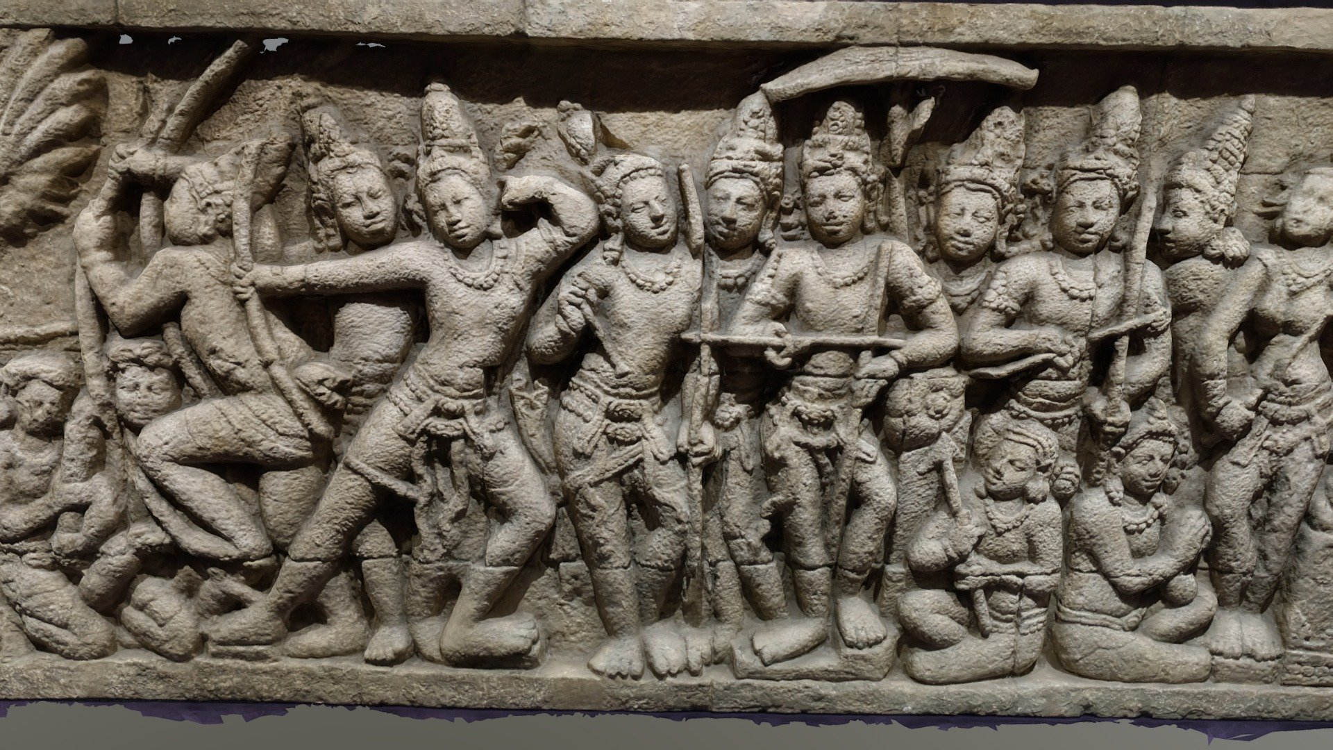 Archers Bas-relief - 3D model by AliceVision [27f9ddb] - Sketchfab