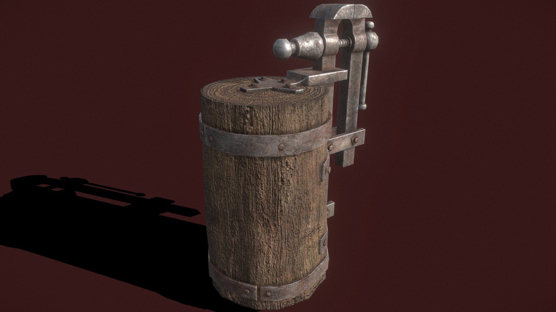 Medieval_Blacksmith_Vise - Download Free 3D model by ...