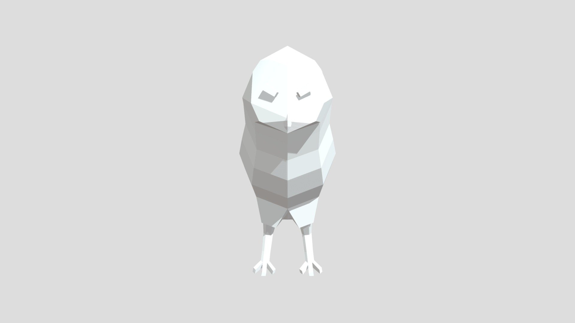 Barn owl from Poly by Google - Download Free 3D model by IronEqual (@ie ...