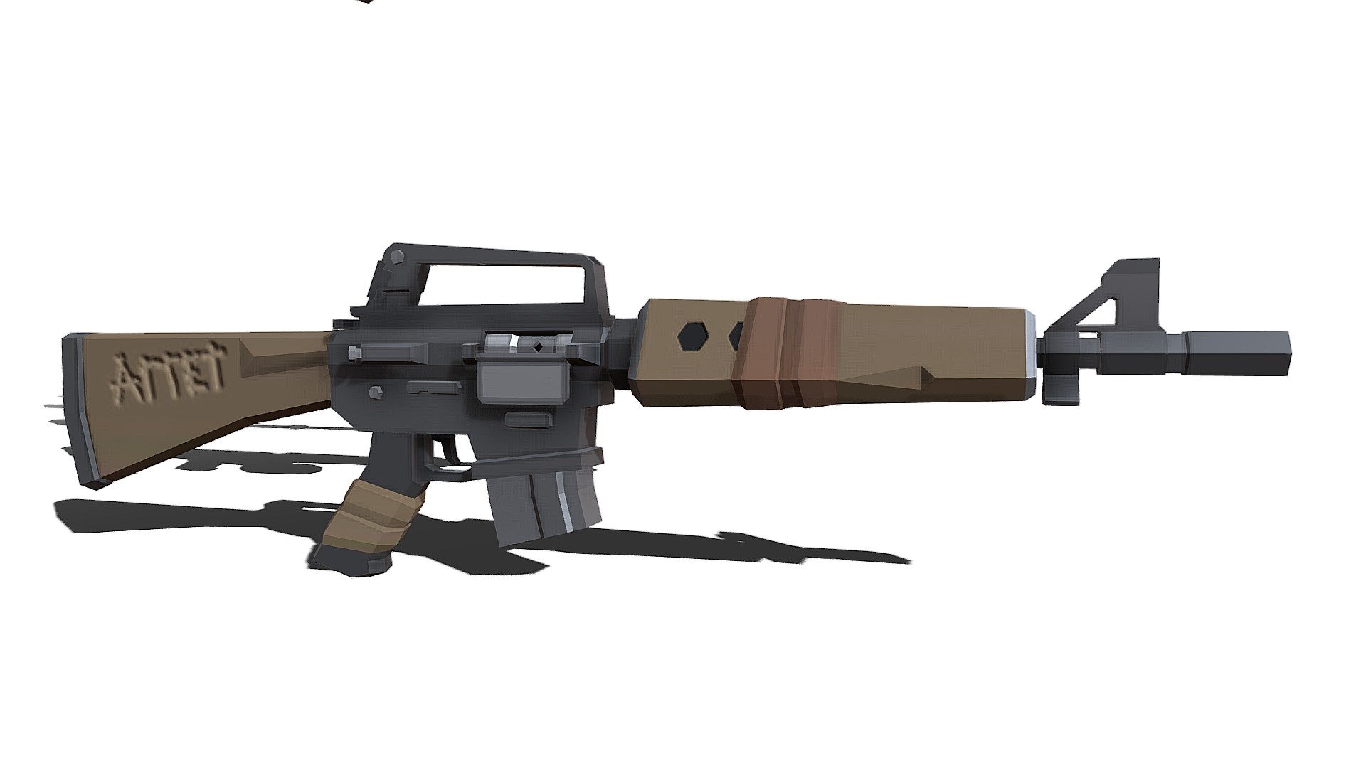 Assault Rifles (Low Poly) - 3D model by Likonisa (@eDU6tjT5IDwTntq ...