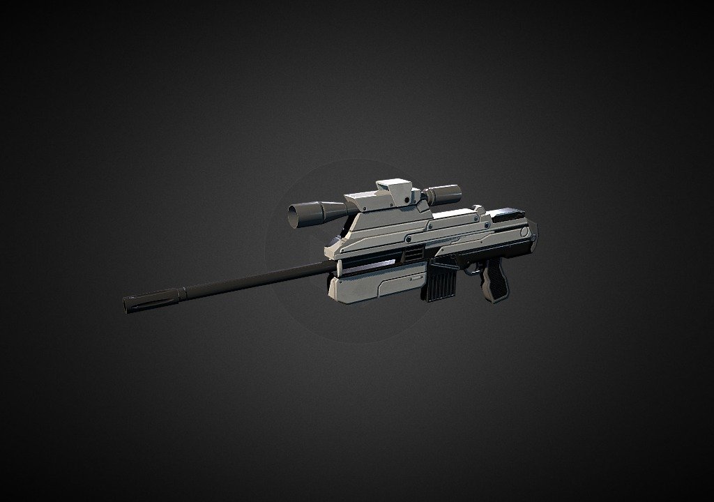 Low Poly Sniper - 3D model by neil2412 [27ffeec] - Sketchfab